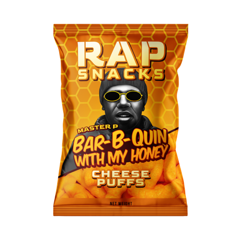 Rap Snacks Master P Bar-B-Quin With My Honey Cheese Puffs (2oz) – OFFICIAL RAP SNACKS