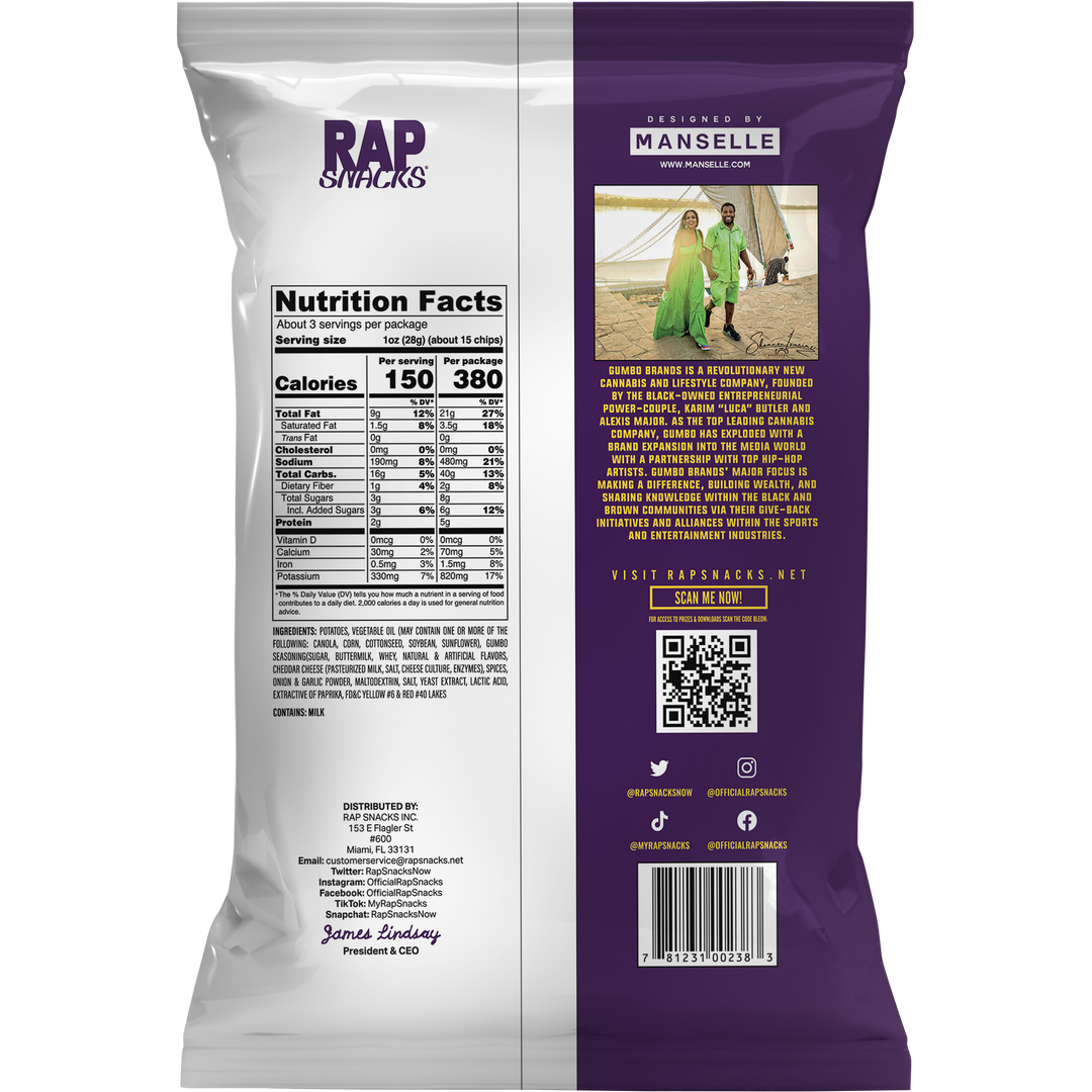 Gumbo 6 Bags Official Rap Snacks