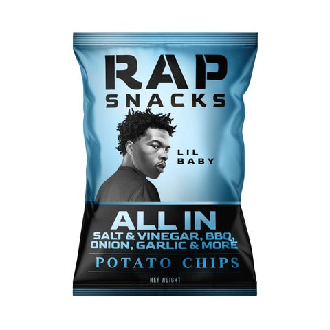 Rap Snacks Lil Baby | All In Potato Chips (10 Bags) – OFFICIAL RAP SNACKS
