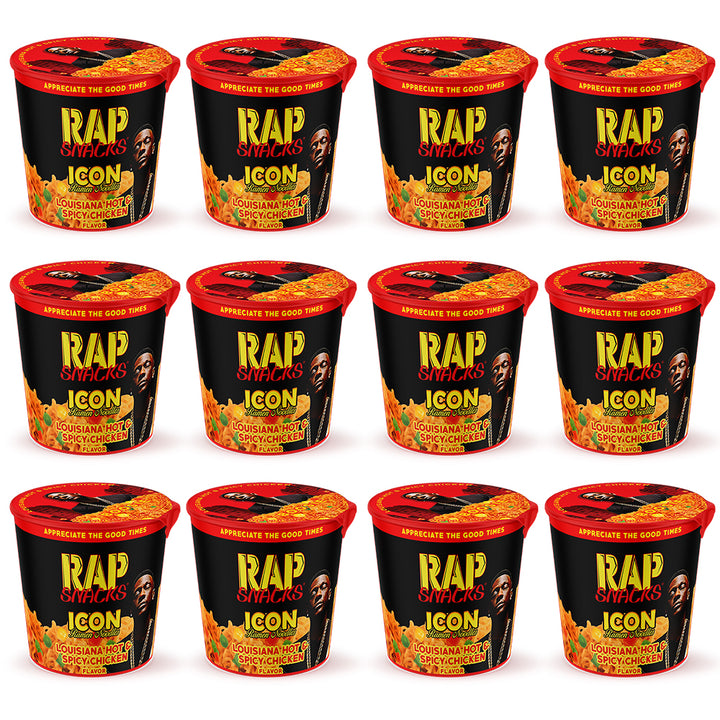 Louisiana Hot & Spicy Chicken Ramen Boosie | (12) 2.25oz Cups ...