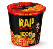 Rap Snacks Louisiana Hot & Spicy Chicken Ramen Boosie | (12) 2.25oz Cu ...
