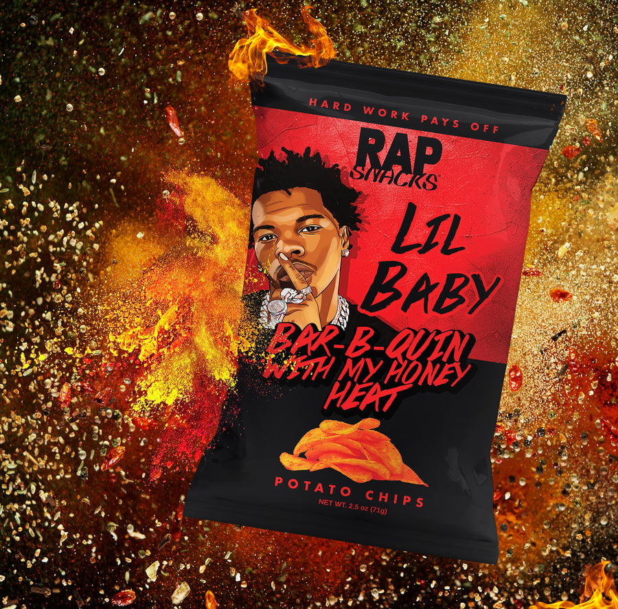 Rap Snacks Lil Baby | Bar-B-Quin with my Honey Heat Potato Chips (2.5o ...