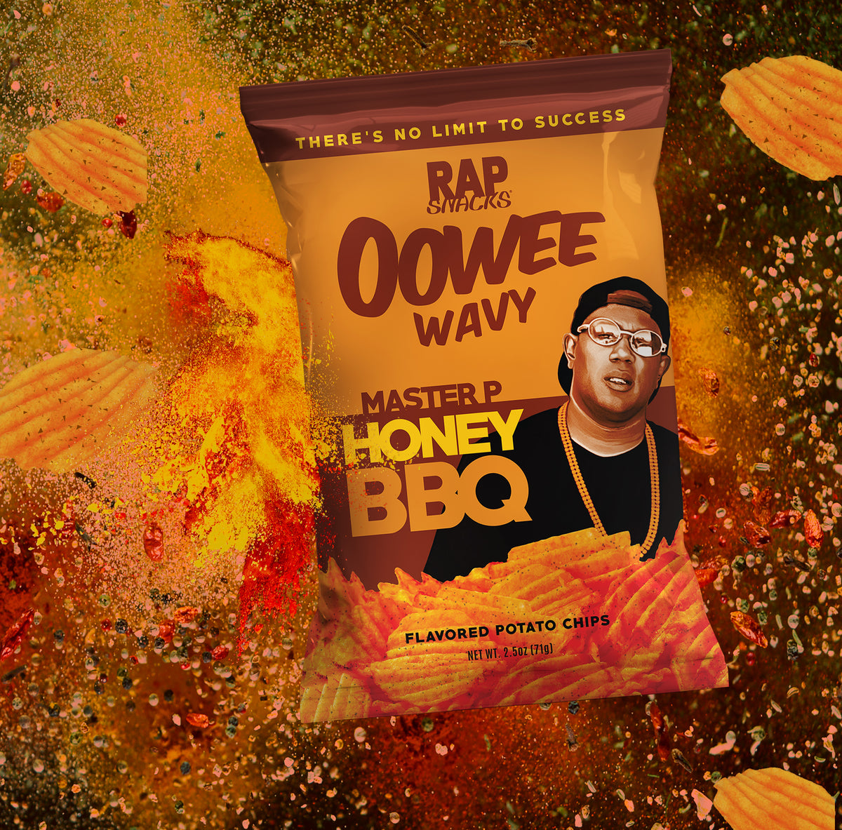 Master P | Honey BBQ Oowee Wavy (6 Bags) – OFFICIAL RAP SNACKS